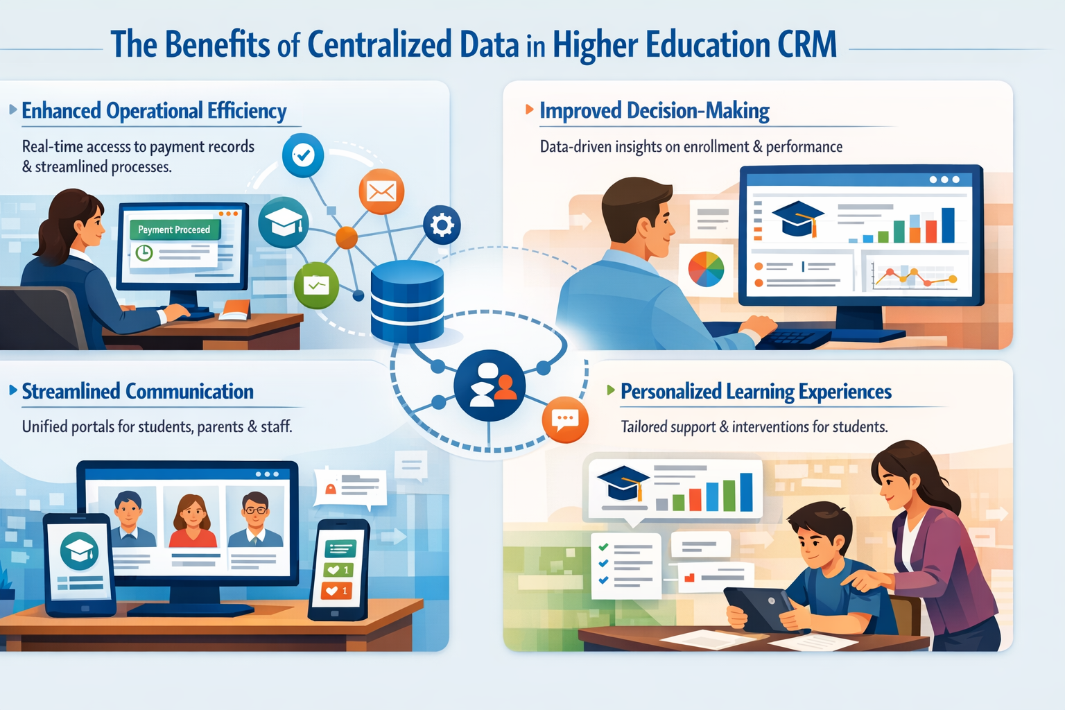 Role of Centralized Data in Higher Education CRM